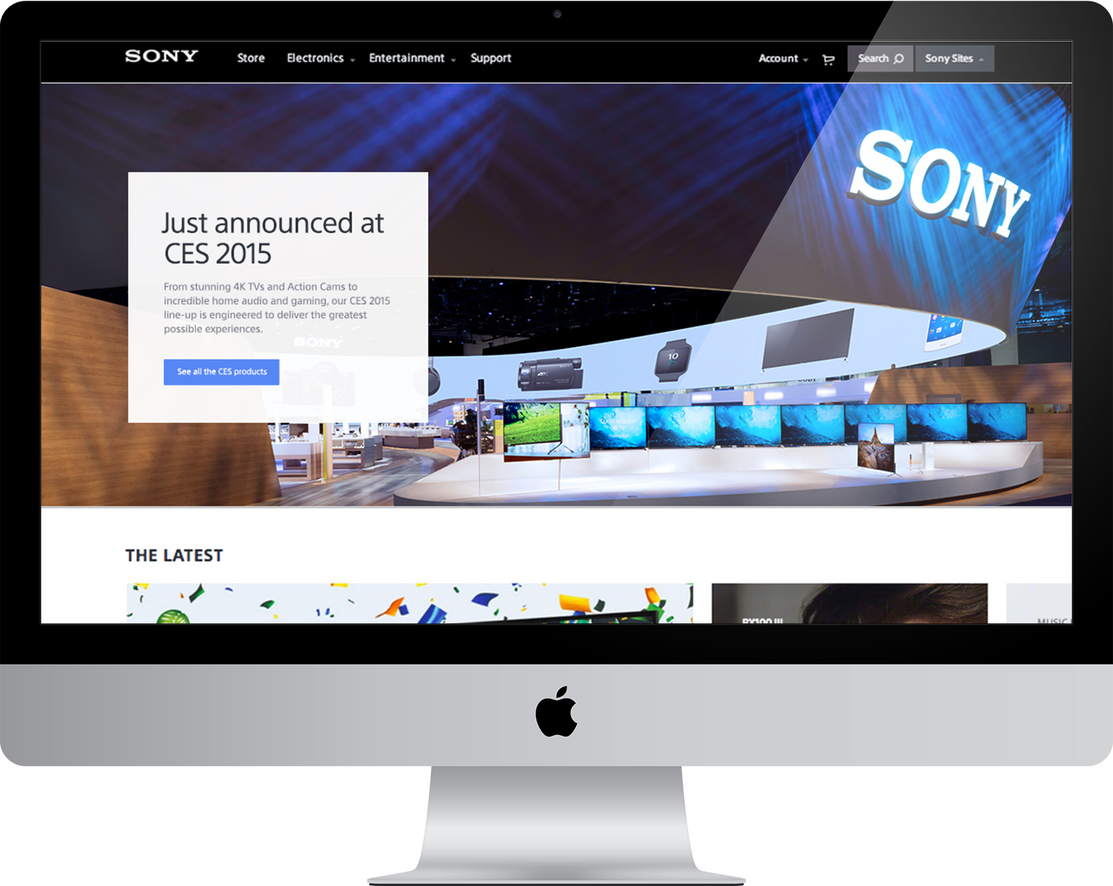 Sony Launch event campaign pages | Magmaedia | The portfolio of Davide ...
